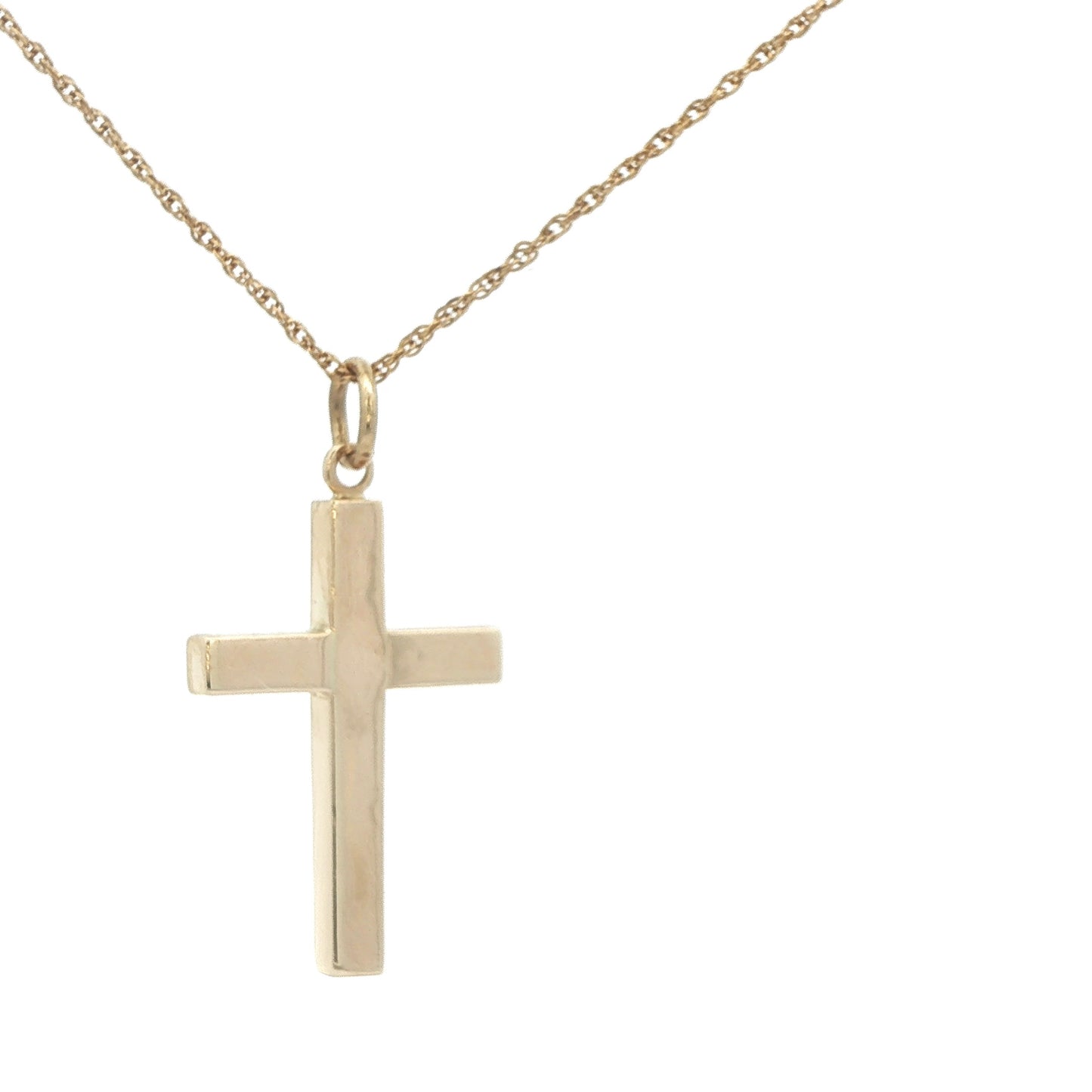 Solid 14K Yellow Gold Cross Pendant | Estate Religious Jewelry ...
